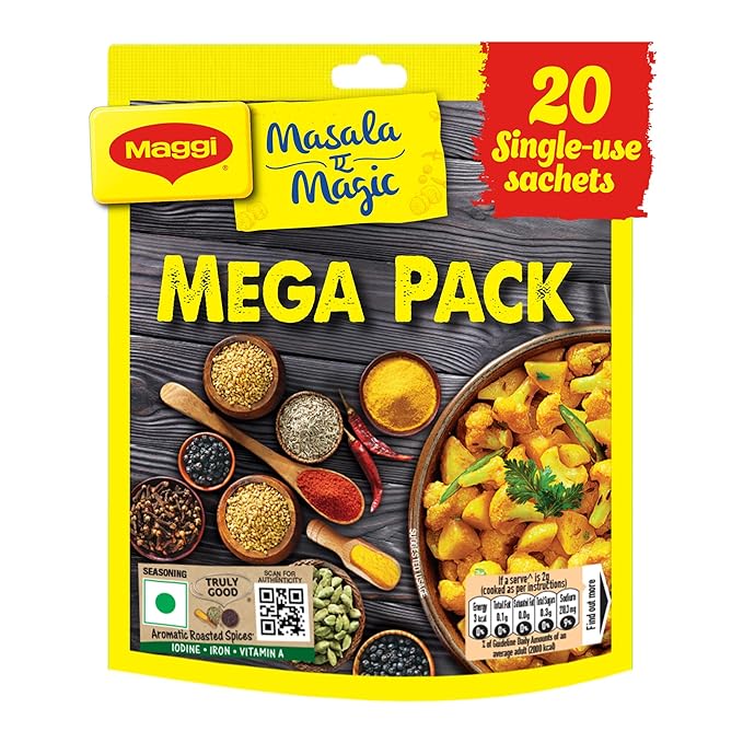 MAGGI Masala-Ae-Magic, (20 Sachets) | All in One Masala for Dry ...