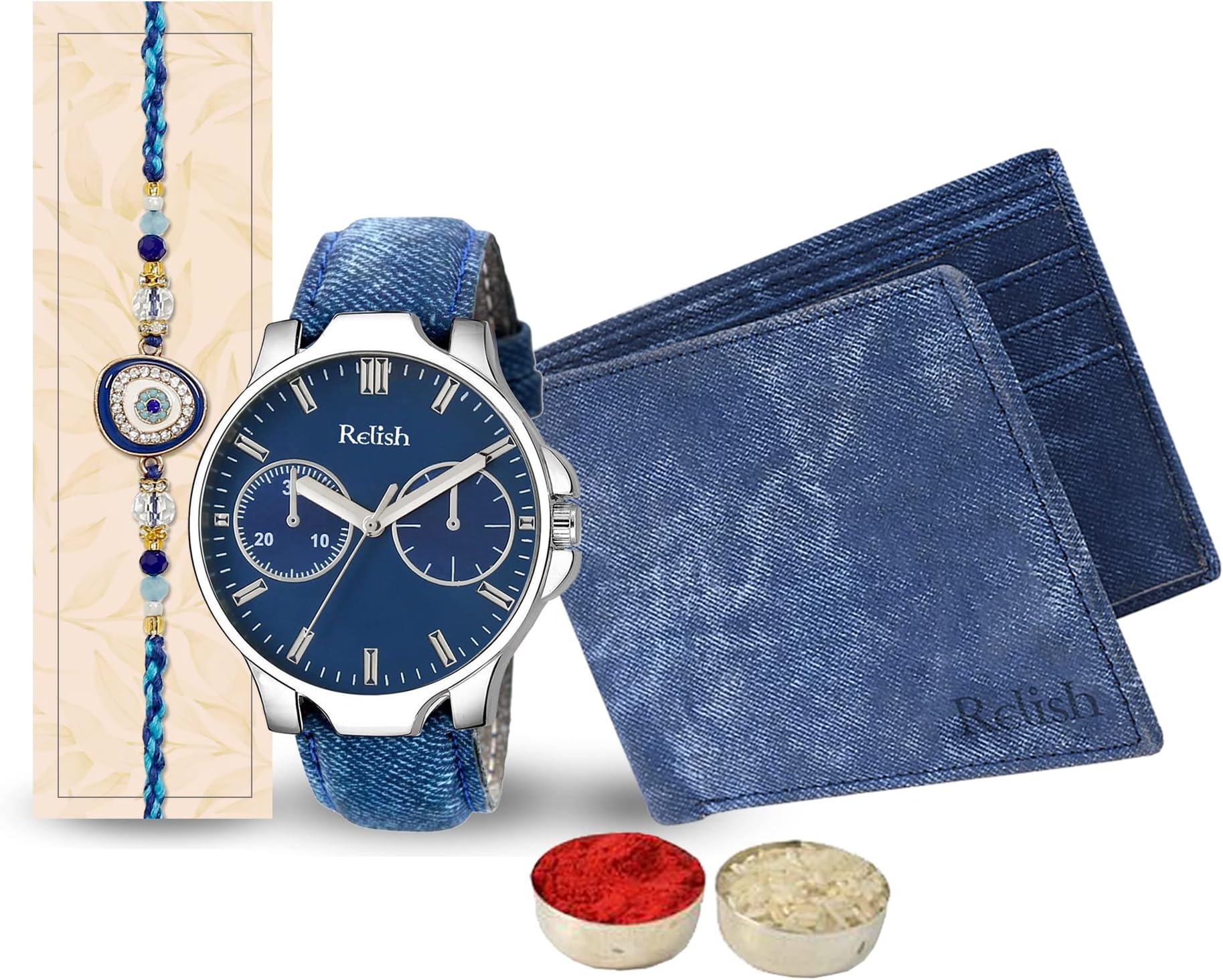 Relish Rubber Raksha Bandhan Gift Hamper For Brother Analog Watch, Men ...