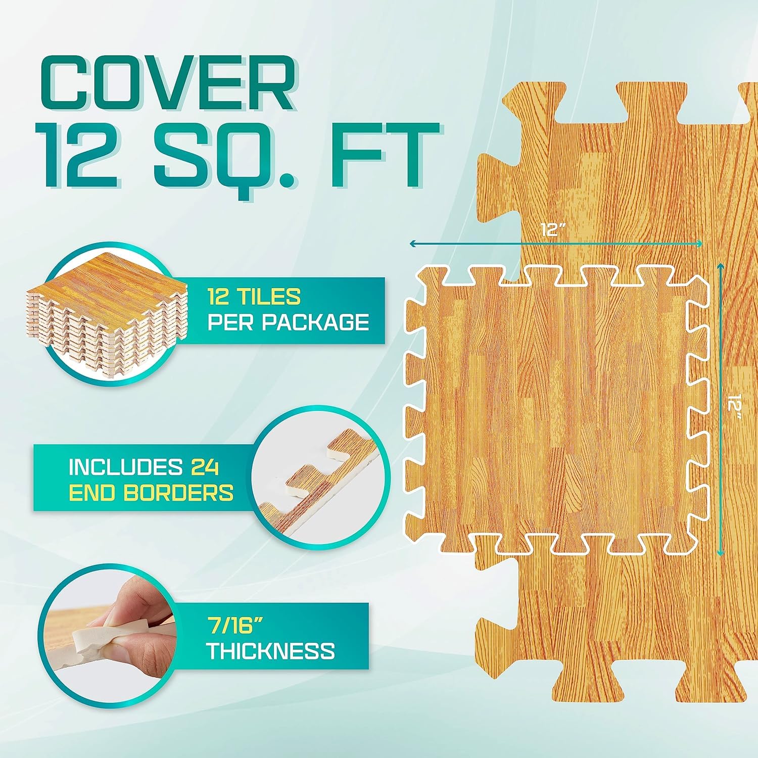 Snapklik.com : Yes4All Interlocking Floor Mats