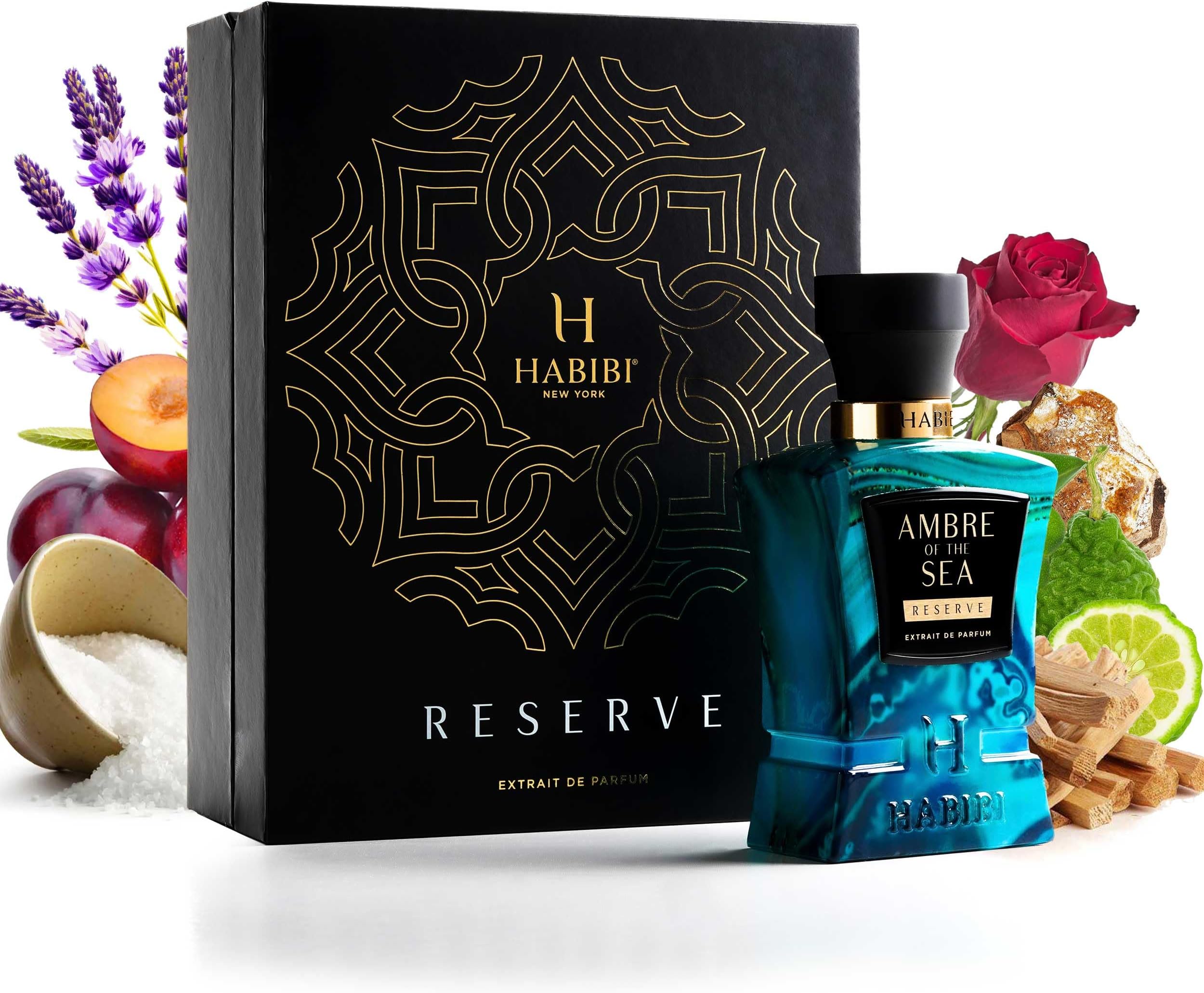 Amazon.com : H HABIBI Ambre Of The Sea Extrait De Parfum – 2.5oz Deluxe ...