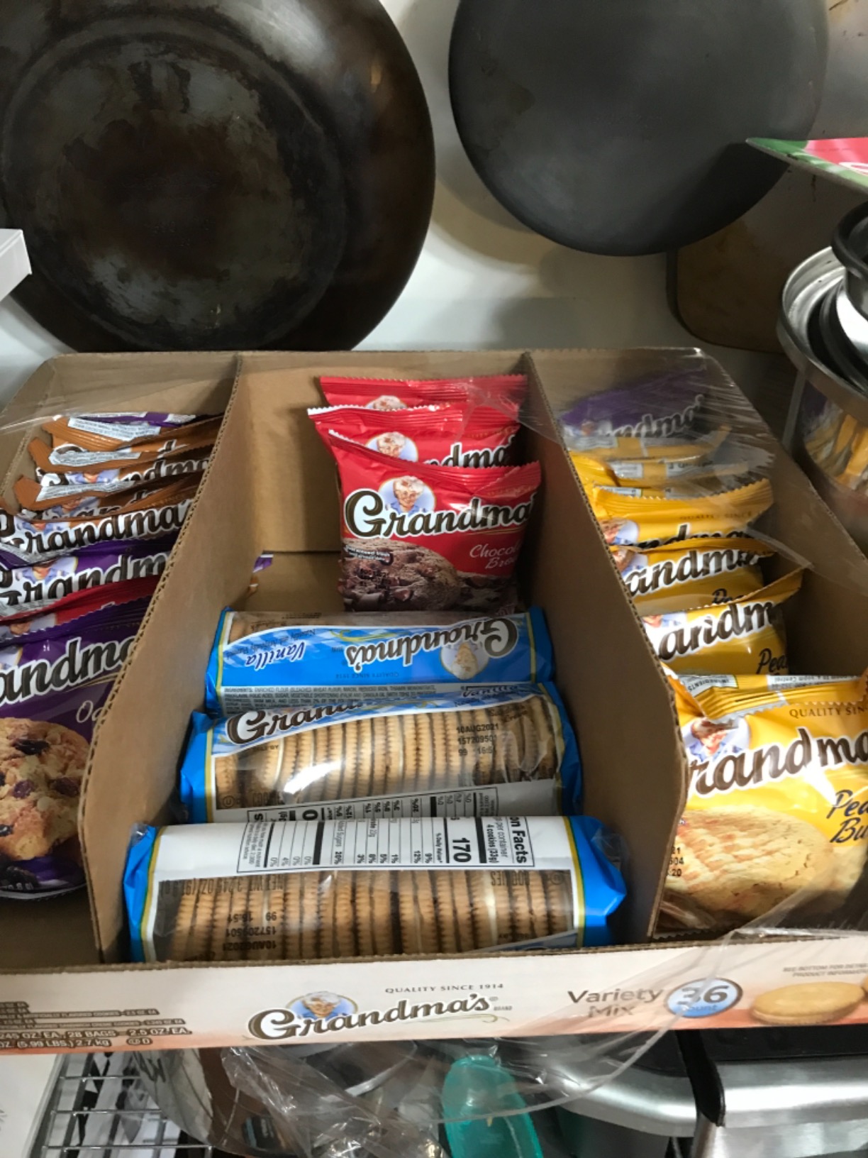 Amazon.com: Grandma's Cookies Variety Pack, 36 Count : Grocery ...