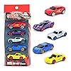 Hot Wheels JGF58 Formula 1 5 Pack 1:64 Scale Die-Cast Cars with F1 ...