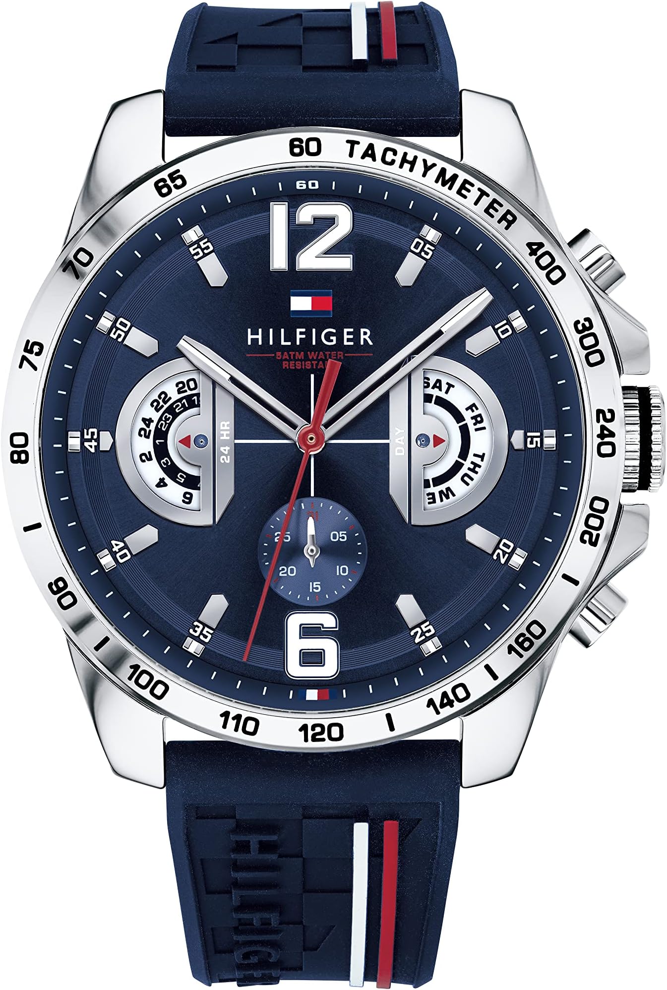 Tommy Hilfiger Multi Zifferblatt Quarz Uhr für Herren mit ...