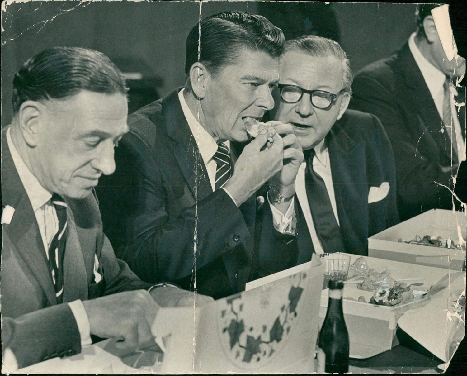 Amazon.com: Vintage photo of A packed lunch was served at the ...