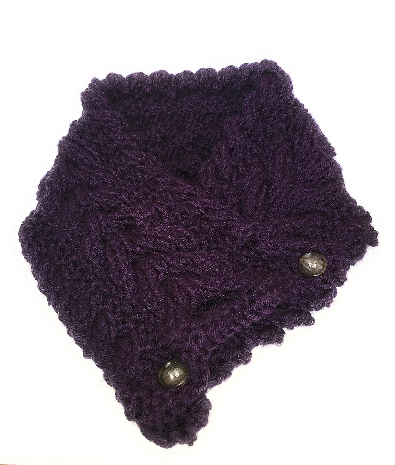 Amazon.com: Purple Neck Warmer Scarf hand knitted : Handmade Products