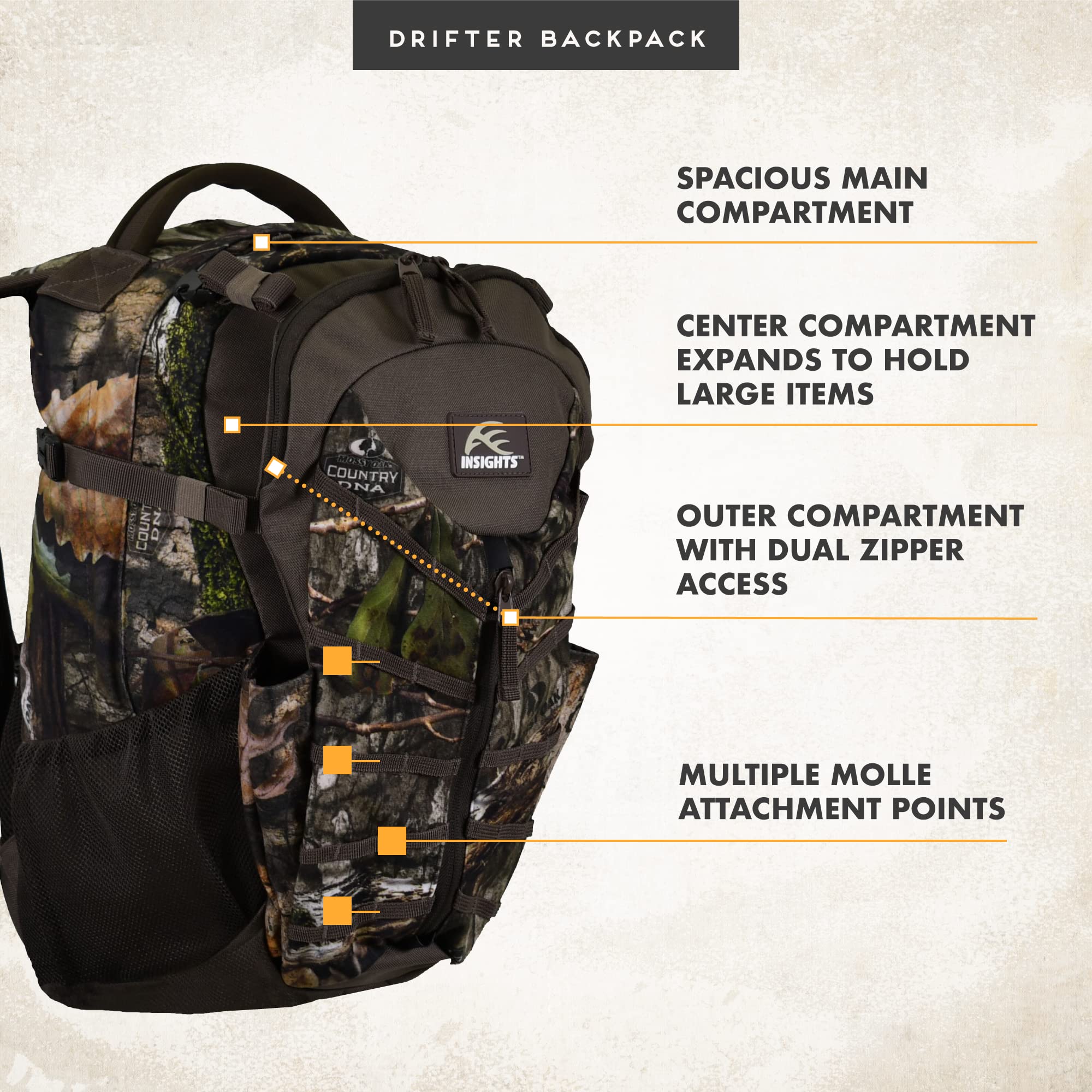 Snapklik.com : Insights Hunting By Frogg Toggs - The Drifter Backpack
