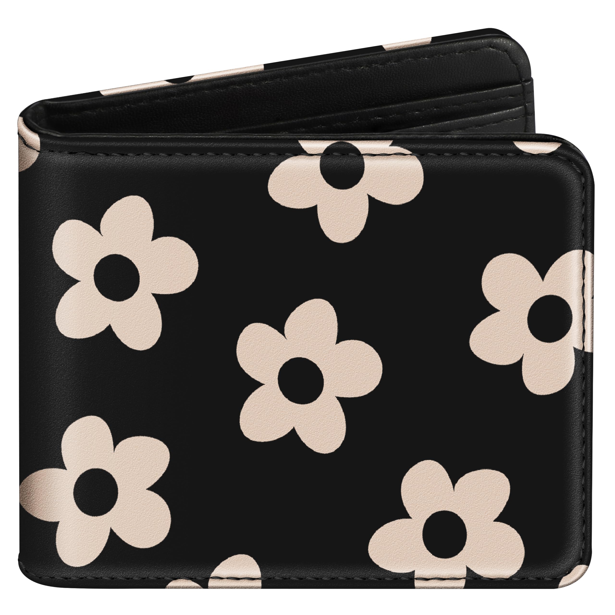 Amazon.com: Funermei Cute Wallet for Women Girls Flower Bifold Wallet ...