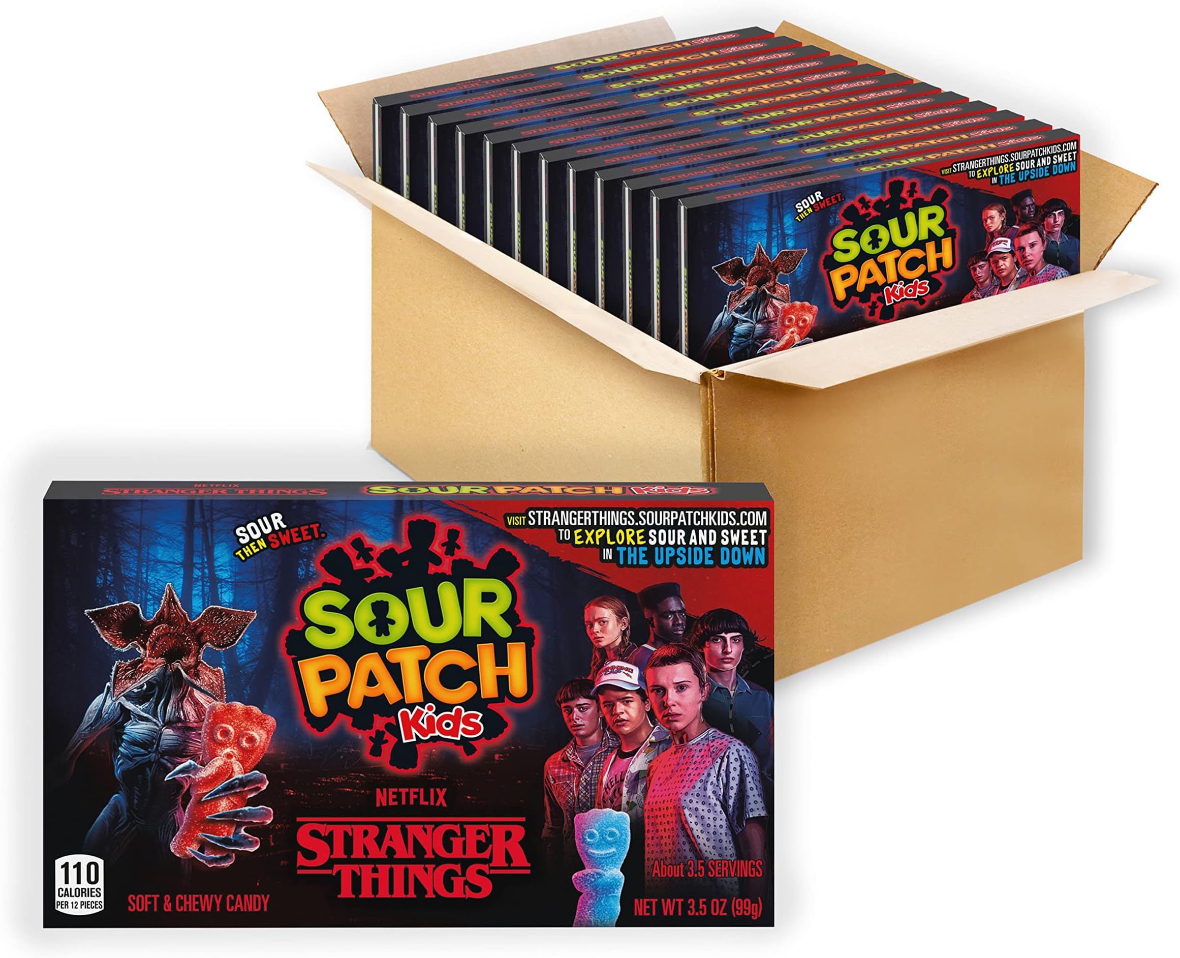 Amazon.com : SOUR PATCH KIDS Stranger Things Soft & Chewy Candy ...
