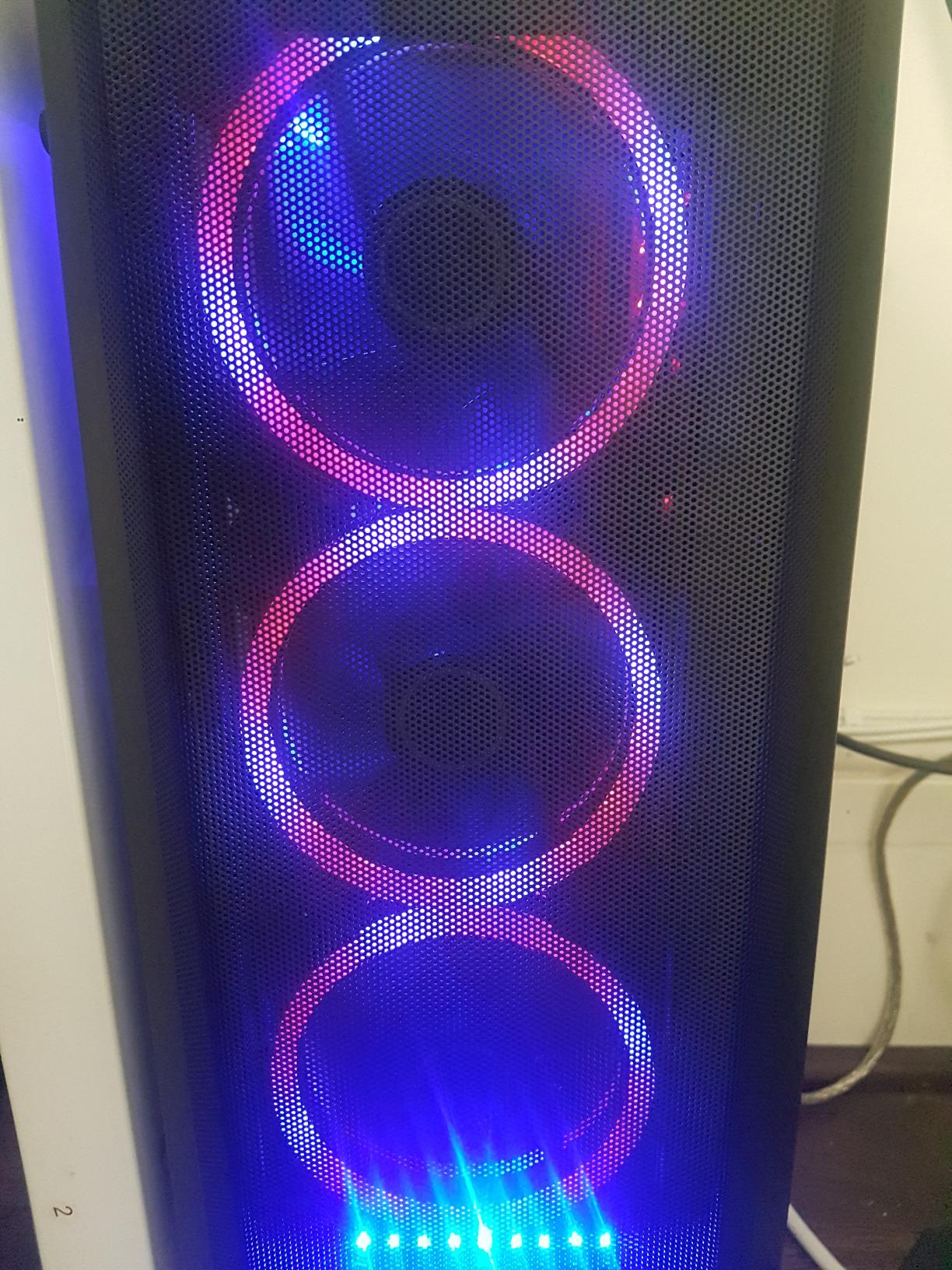 EZDIY-FAB RGB Dual Ring 120mm Case Fans,5V Motherboard Sync,Speed ...