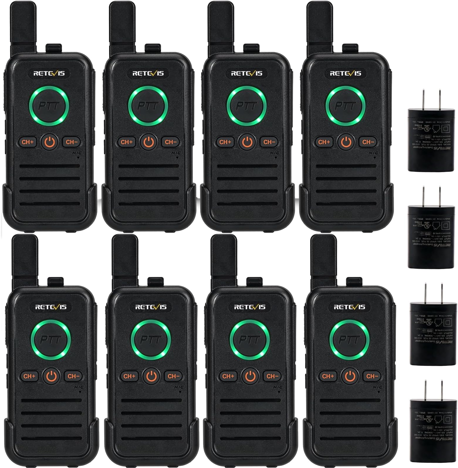 Amazon.com: Retevis RB45 Walkie Talkies for Adults, Two Way Radios ...