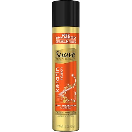 Amazon.com : Suave Professionals Dry Shampoo, Keratin Infusion, 4.3 Fl ...