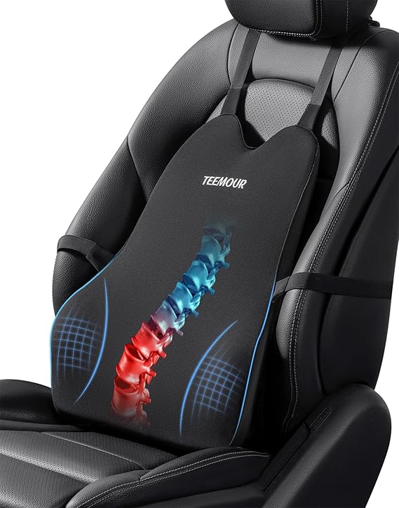 Amazon.com: Lumbar Support Pillow for Car Improve Lower Back Pain ...
