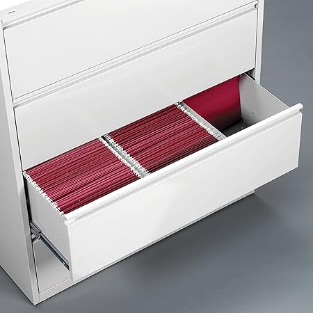 Amazon.com: Hirsh Lateral File Cabinet Rail For Front To Back Filing ...