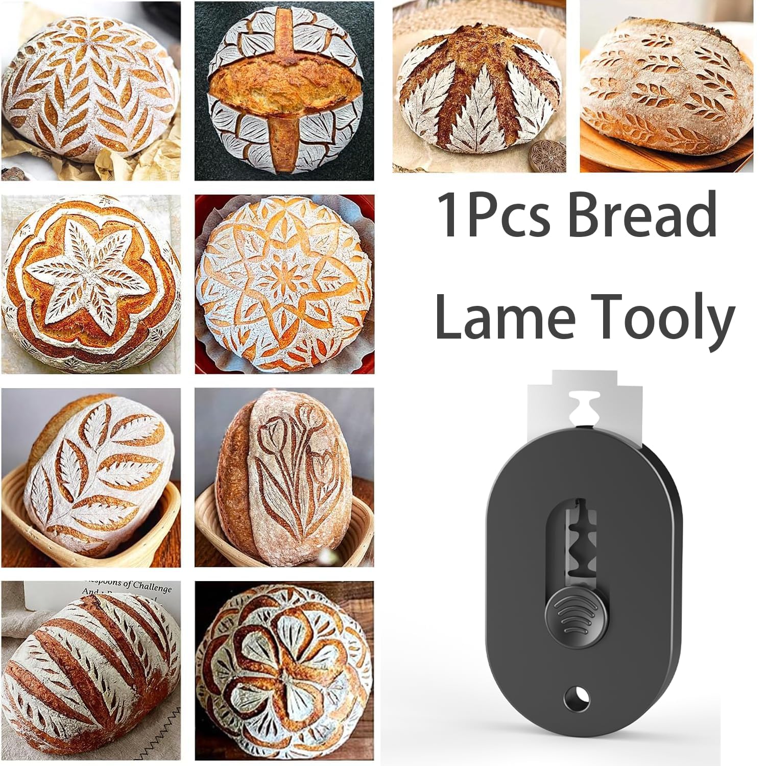 Snapklik.com : Extractable & Magnetic Bread Lame Dough Scoring Tool ...