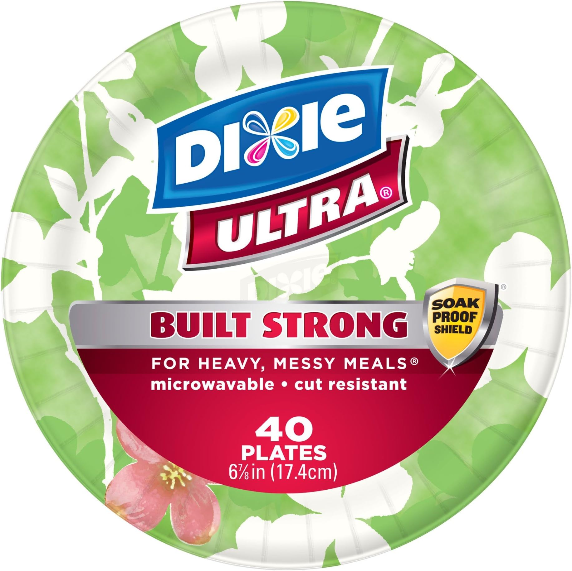Amazon.com: Dixie Ultra Large Plates, Disposable Plates for Heavy Messy ...