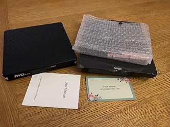 Cocopa External CD DVD Drive, Type-C USB 3.0 Slim Portable CD Reader CD ...