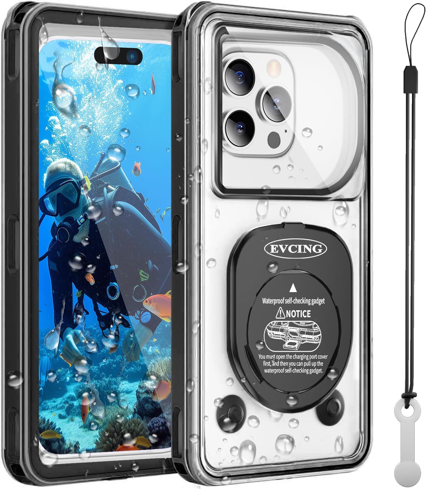 Amazon.com: Mitywah Waterproof Case for iPhone, Underwater Snorkeling ...