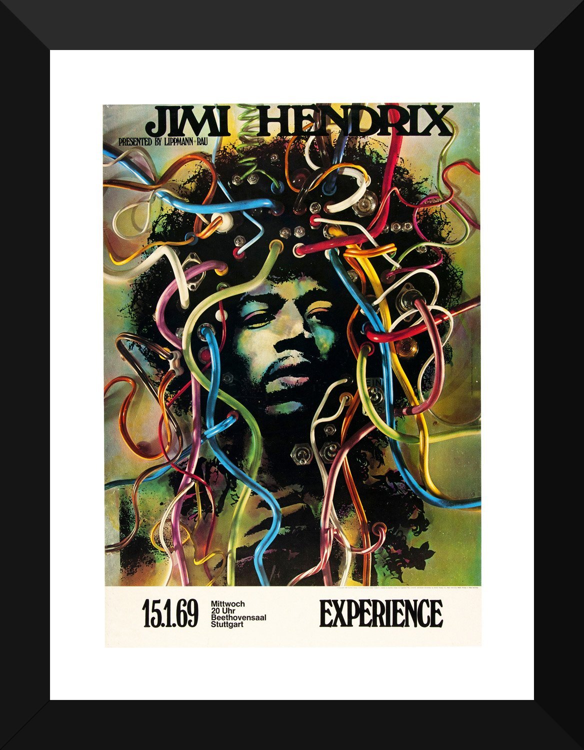 Jimi Hendrix Experience Poster Jimi Hendrix I Vinyls, Posters,