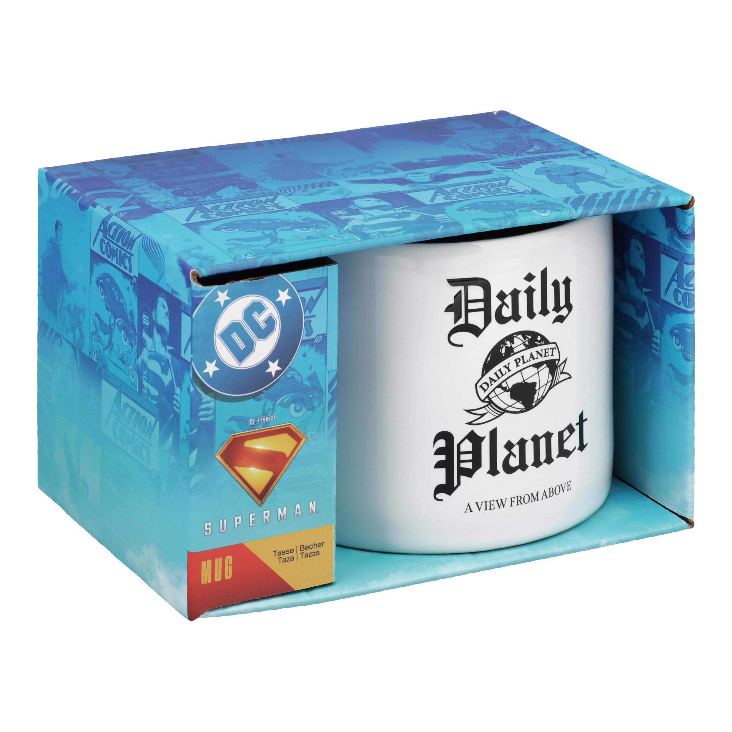 Snapklik.com : Superman Daily Planet Mug, Officially Licensed 400ml DC ...