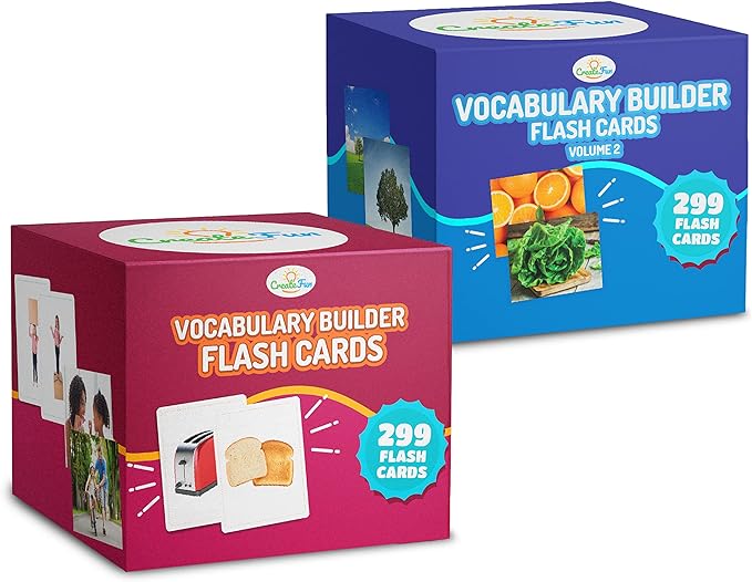 Amazon.com: 599 Vocabulary Builder Flash Cards Bundle Vol 1 & 2 ...