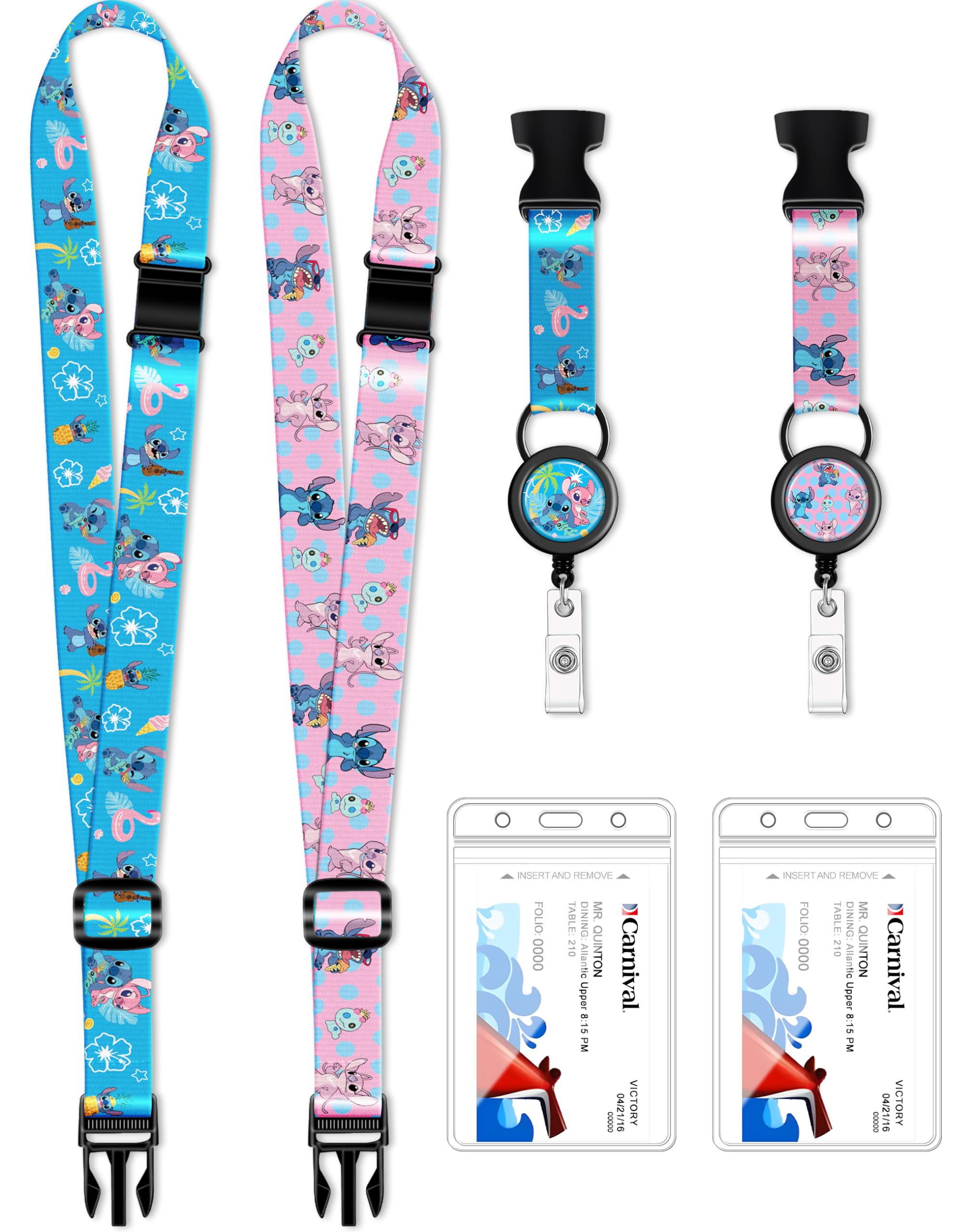 Amazon.com: Akkya Cruise Lanyard for Ship Cards with Retractable Reel ...