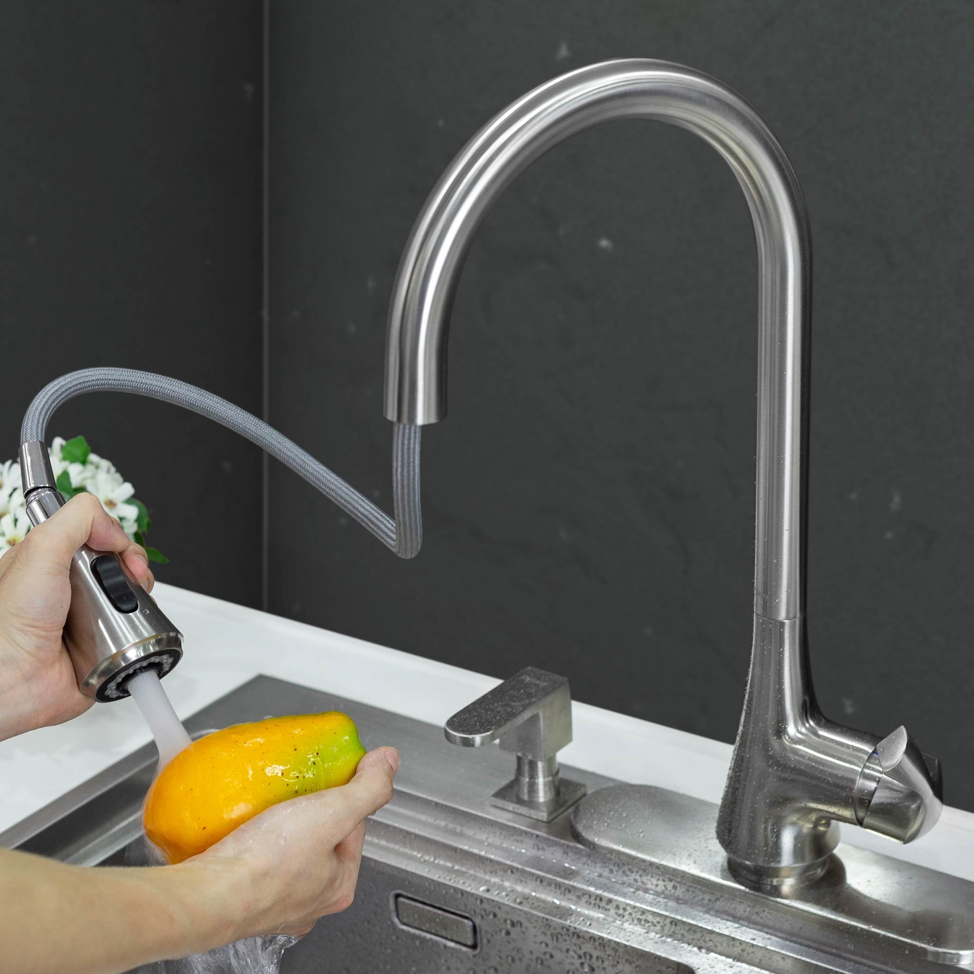 Snapklik.com : Primy Modern Commercial Heavy Duty Lead-Free Strainless ...