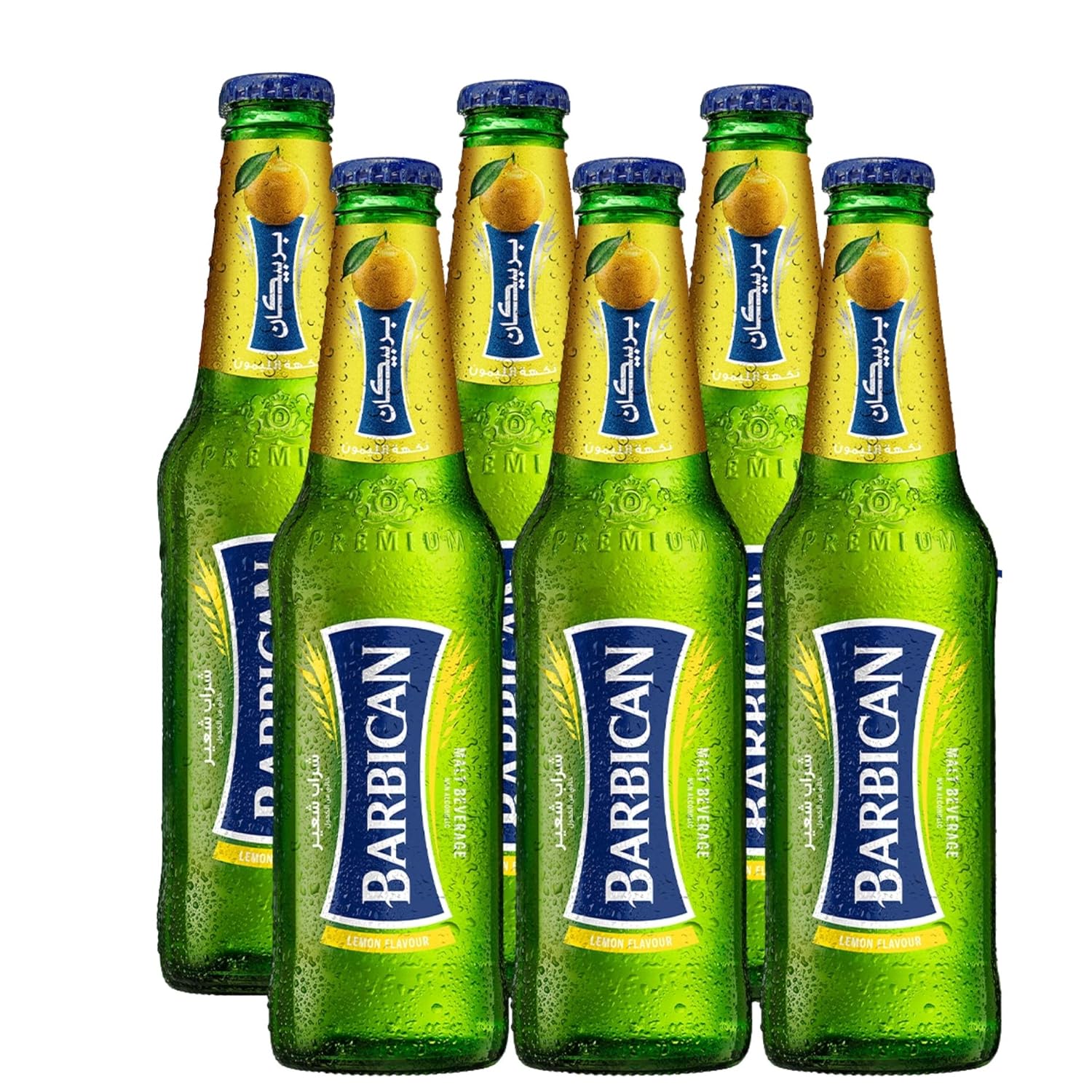 Barbican Refreshing Lemon Flavour Non-Alcoholic Malt Drink Beer Bottle ...