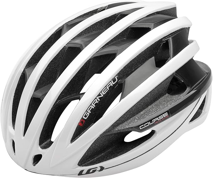 Amazon.com : Louis Garneau - Course Bike Helmet, White, Small : Bike ...