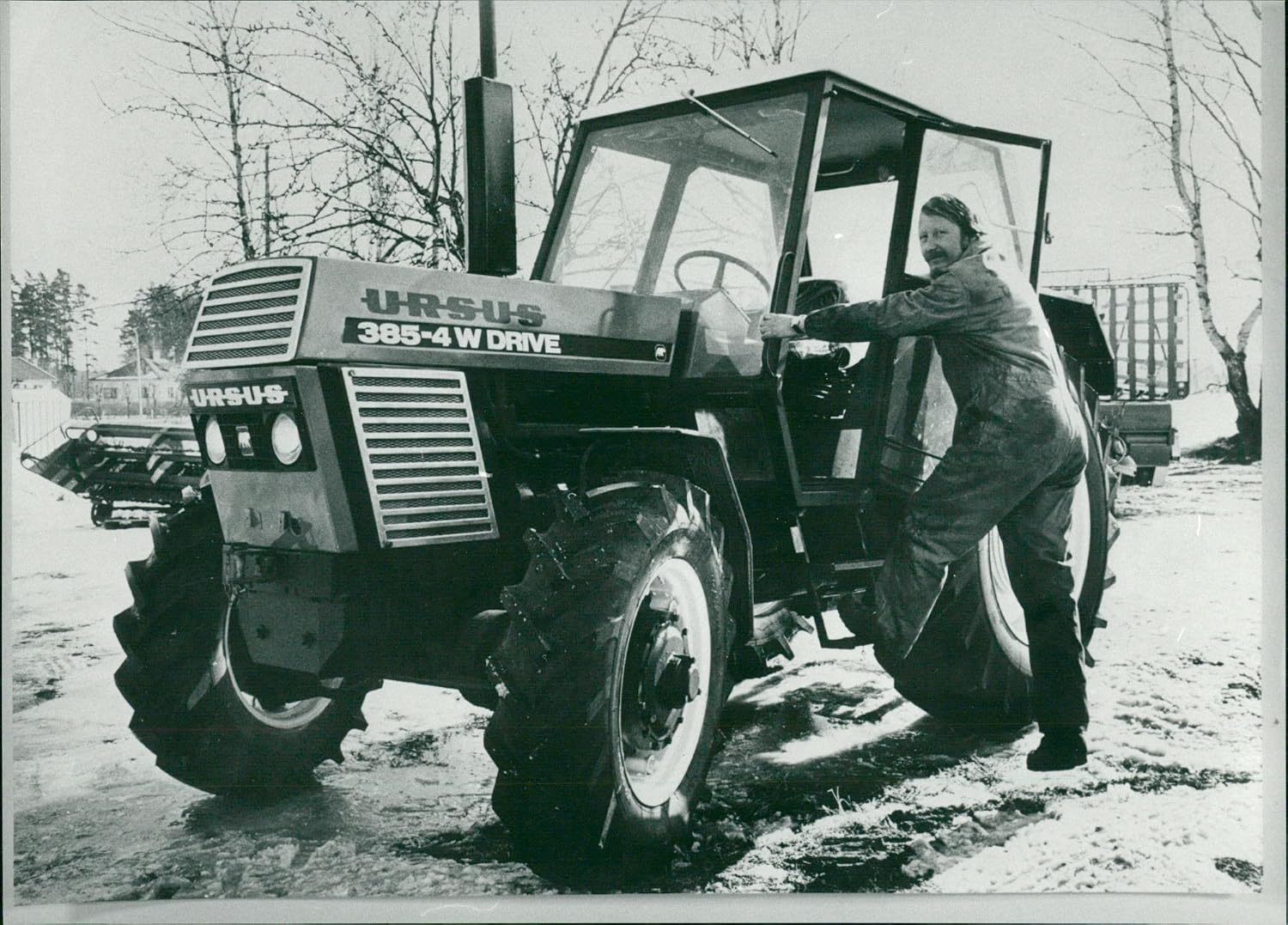 Amazon.com: Vintage photo of Polish tractor : Home & Kitchen