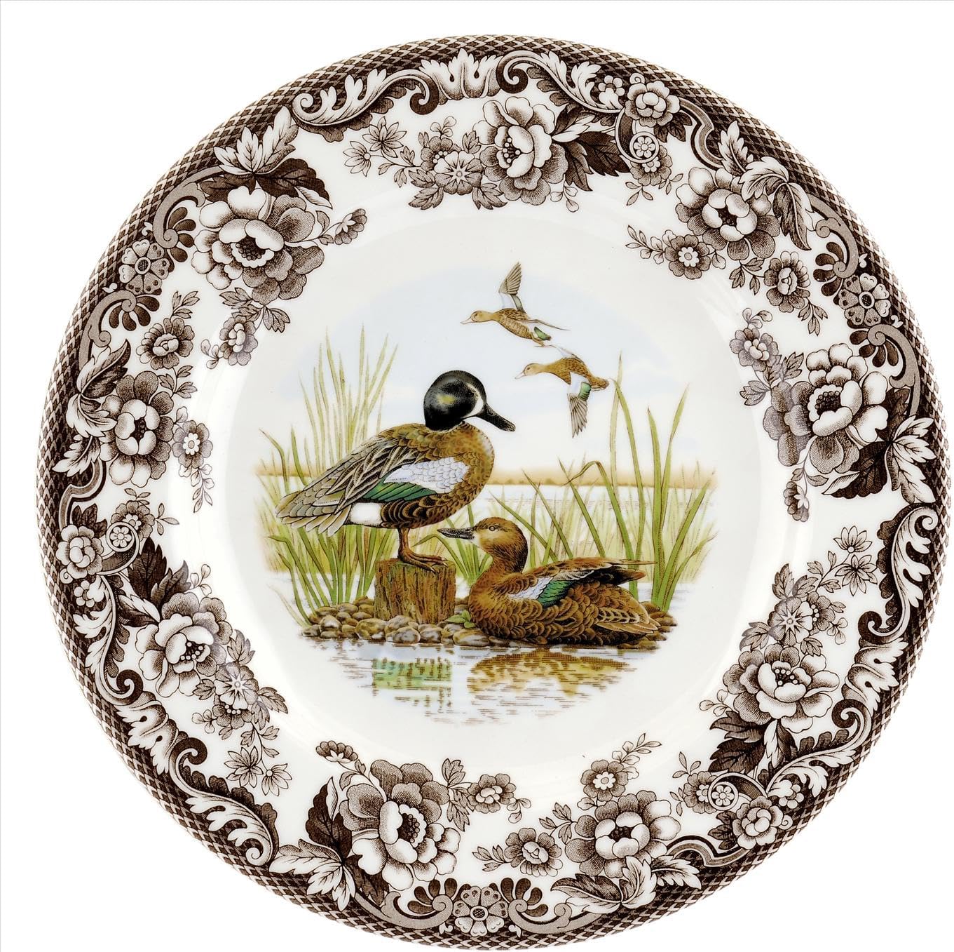 Amazon.com | Spode Woodland Dinner Plate, Bison | 10.5 Inch | Hunting ...