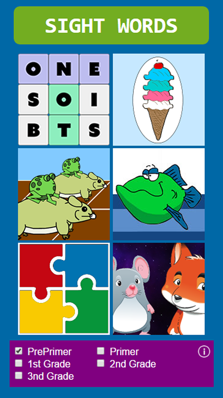 Sight Words - Learning Games (Pro) - App on Amazon Appstore