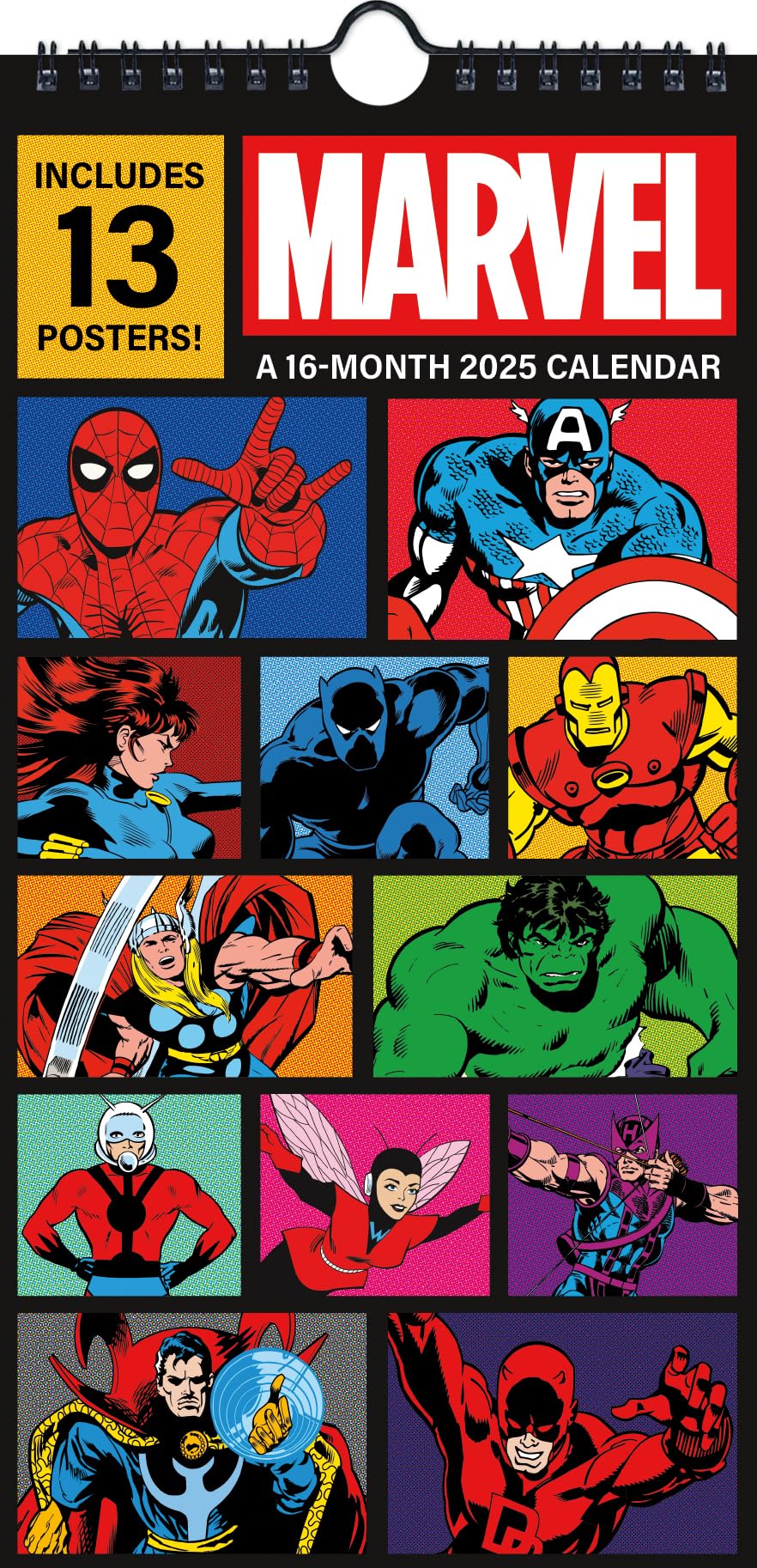 2025 Marvel Comics Mini Poster Calendar: Trends International ...