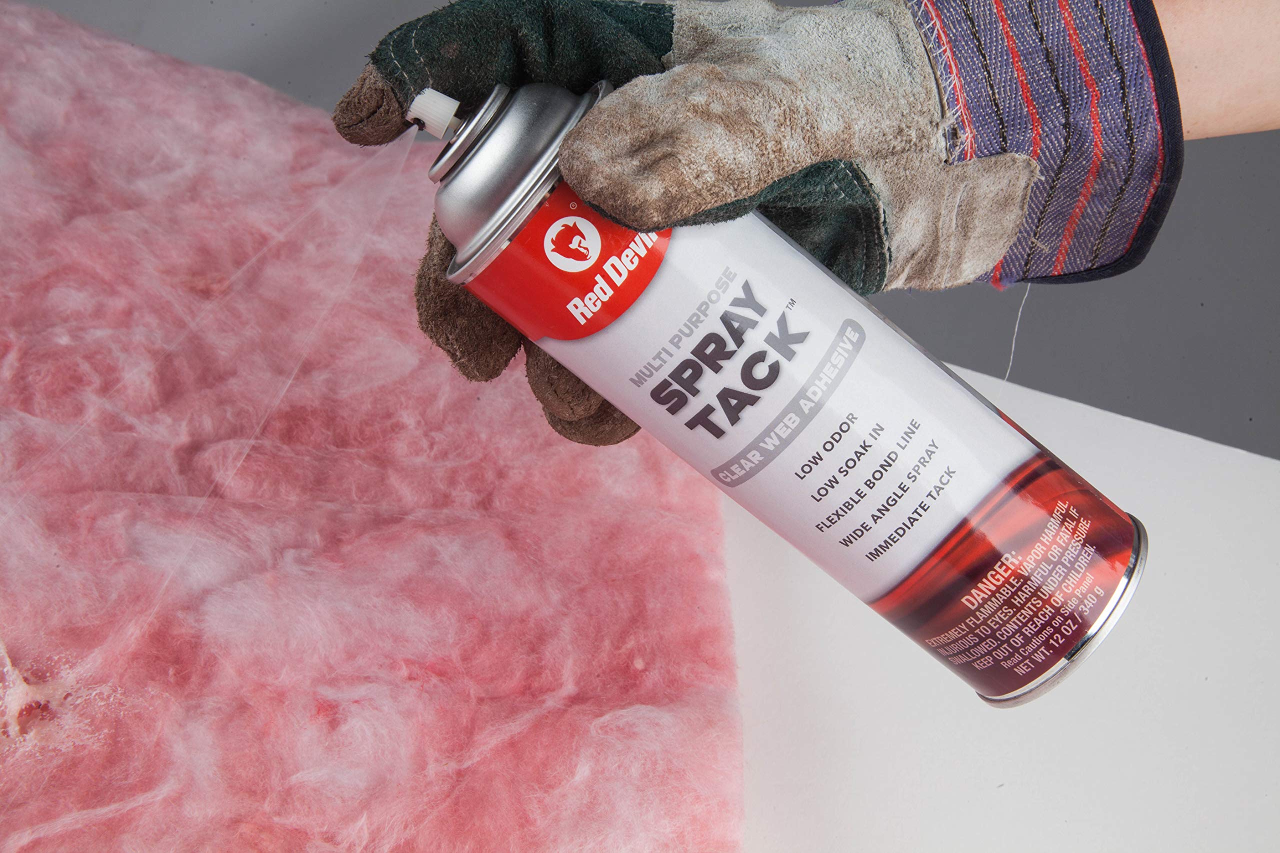 Snapklik.com : Red Devil 0843DI Multi Purpose Spray Adhesive 12 Oz.