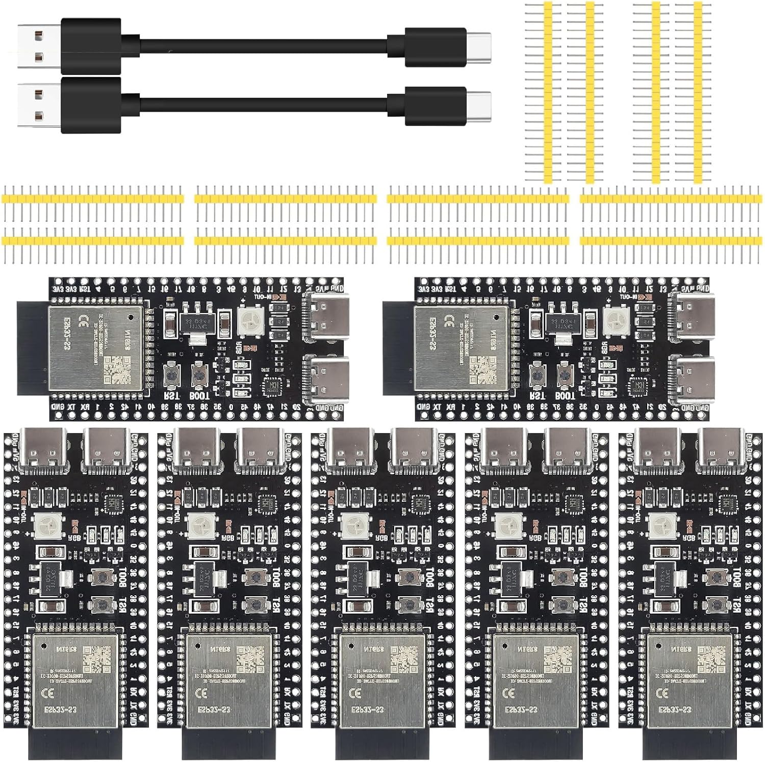 Amazon.com: hiBCTR 6pcs esp32 devkit s3 Development Board with WiFi bt ...