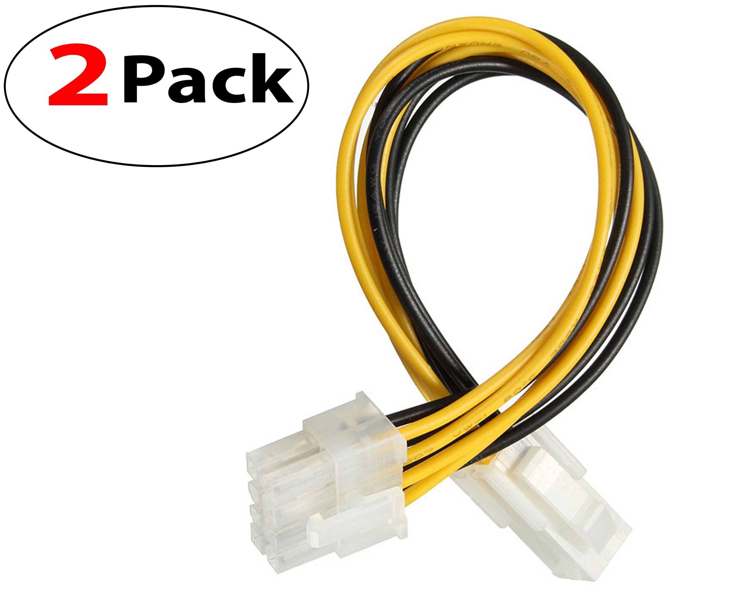 Buy SaiTech IT 2 Pack ATX 4 Pin Male To EPS 8 Pin Female Power Cable buy-saitech-it-2-pack-atx-4-pin-male-to-eps-8-pin-female-power-cable