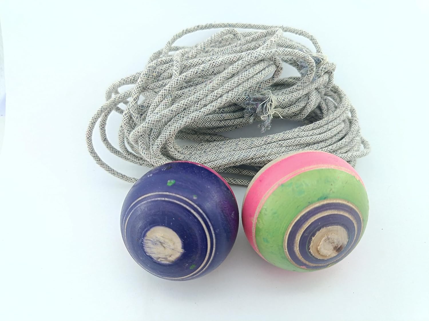 Buy advancedestore Wooden Spinning Tops/lattoo/bambaram/buguri/bongaram ...