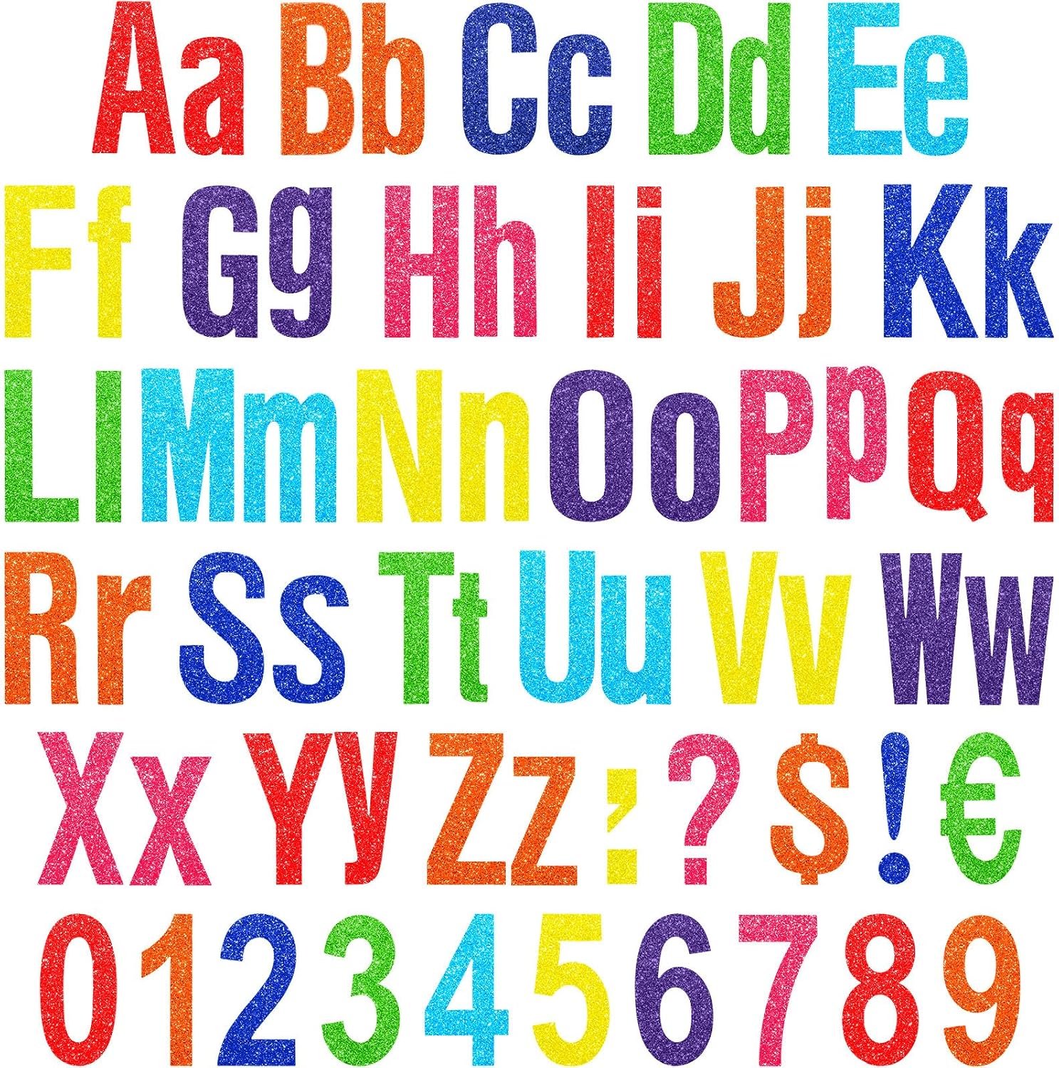 134 Pcs 5 Inch Bulletin Board Letters Colorful Philippines | Ubuy