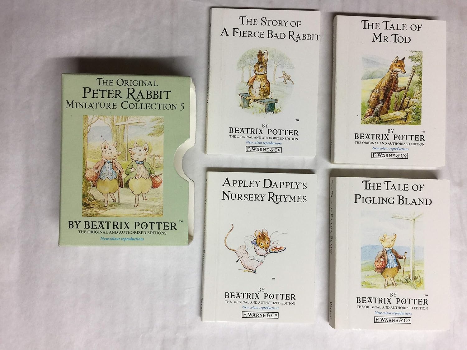 "Tale of Mr.Tod", "Story of a Fierce Bad Rabbit", "Tale of Pigling ...