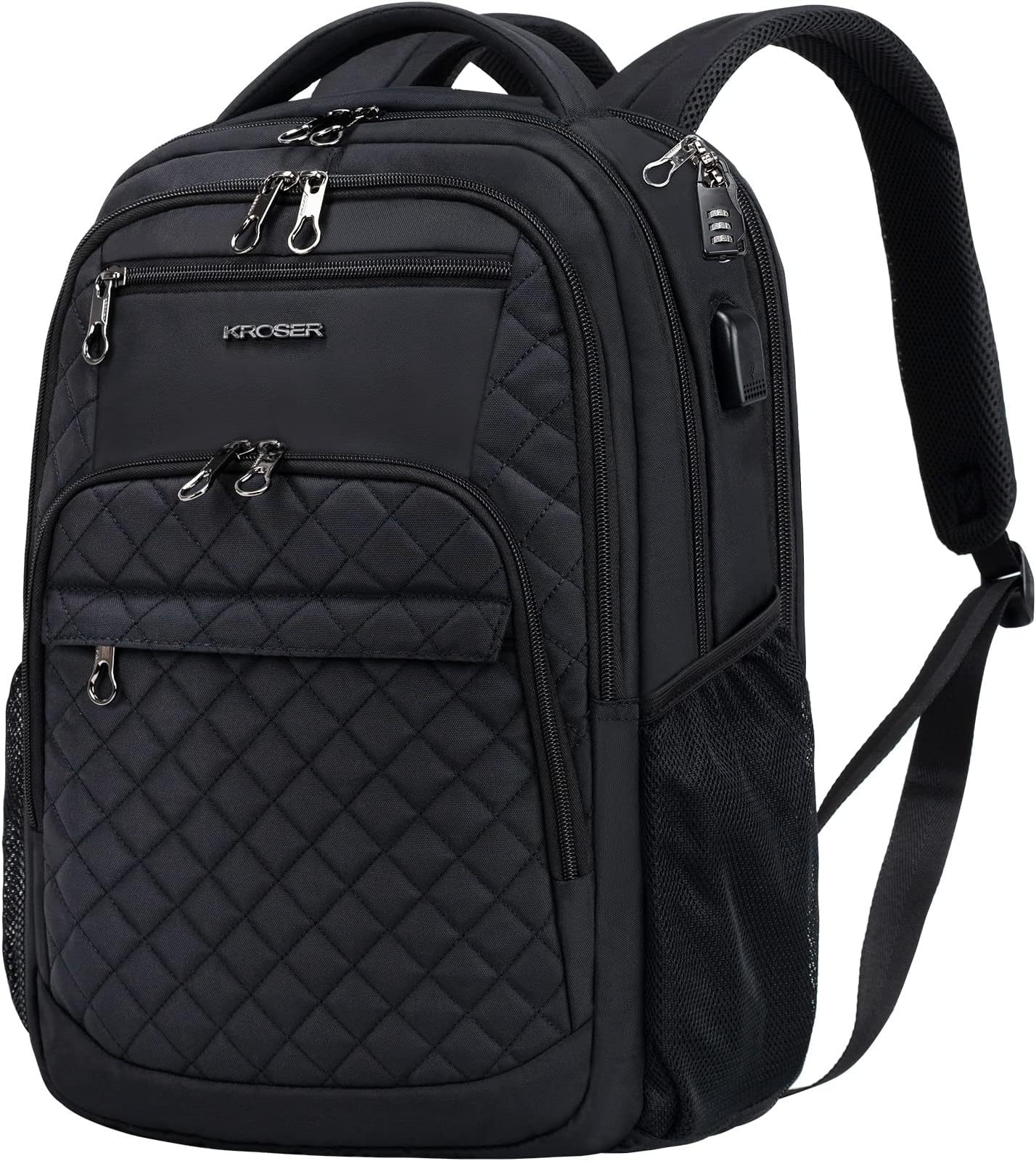 Amazon.com: RAINSMORE Laptop Backpack 17 Inch Large Travel Backpack for ...