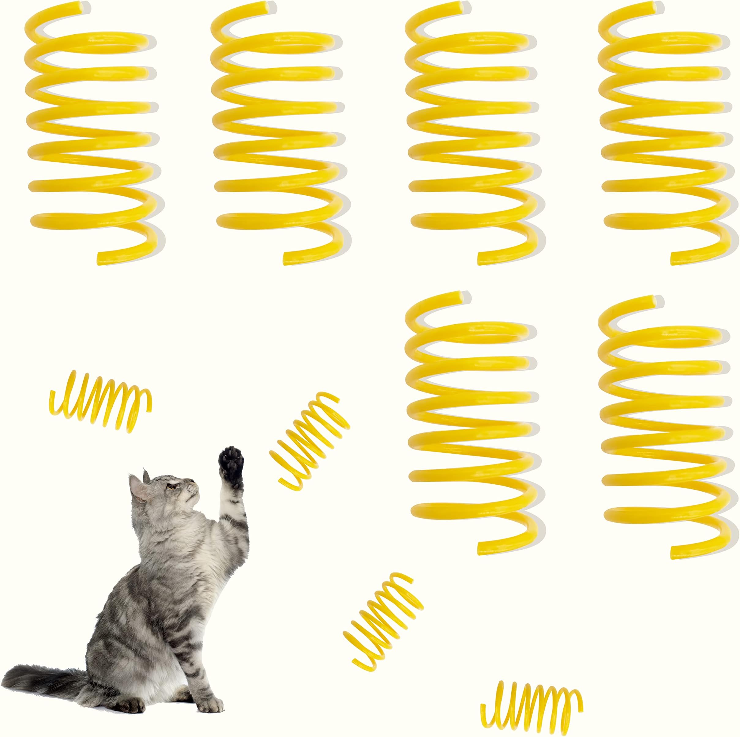 Amazon.com: AGYM Cat Spring Toys, 30 Pack Cat Spiral Springs for Indoor ...
