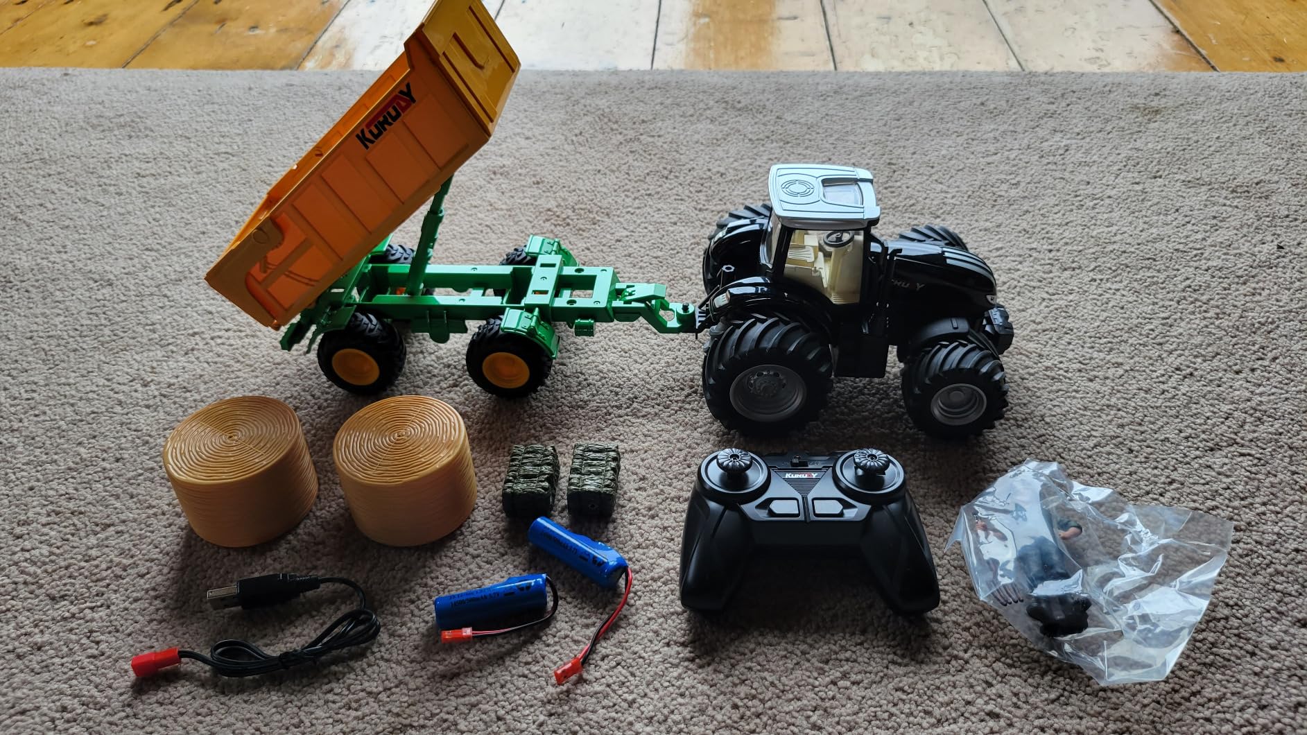 $7/mo - Finance Remote Control Farms Tractor Toy, Children's RC Tractor ...