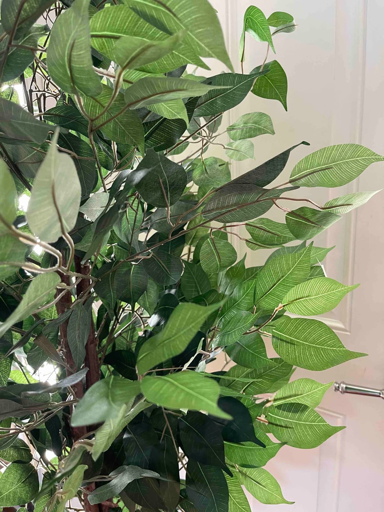 $17/mo - Finance 2 Pack 6.2ft Ficus Tree Artificial Tree Christmas Tree ...