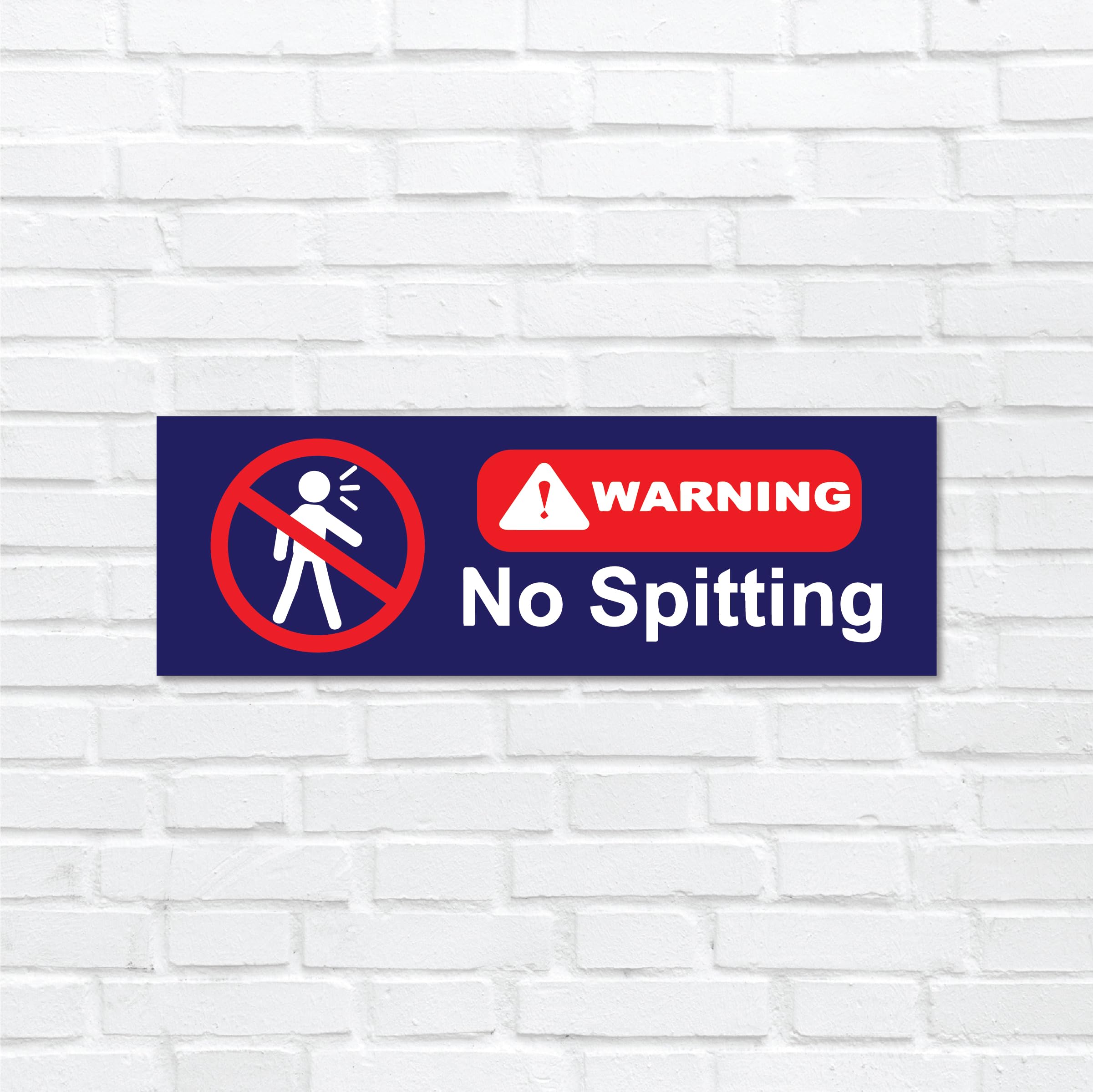 Buy SIGN EVER No Spitting Sign Boards For Bank Office Factory Hospital ...
