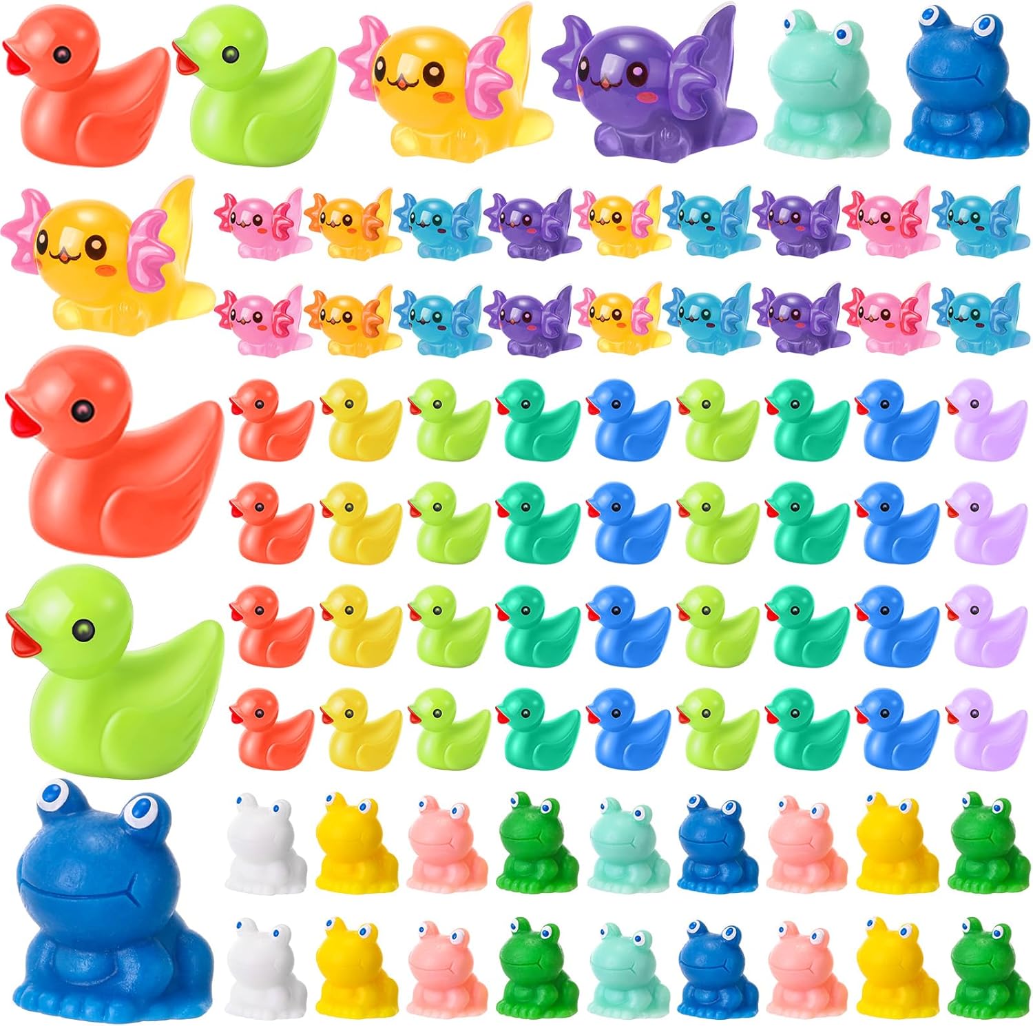 Amazon.com: Barydat 150 Pcs Mini Resin Animals Figures Bulk Small Tiny ...