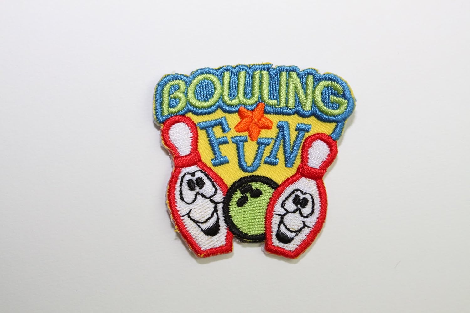 Amazon.com: FUN PATCHES - BOWLING FUN - IRON-ON PATCHES - Girl Scouts ...