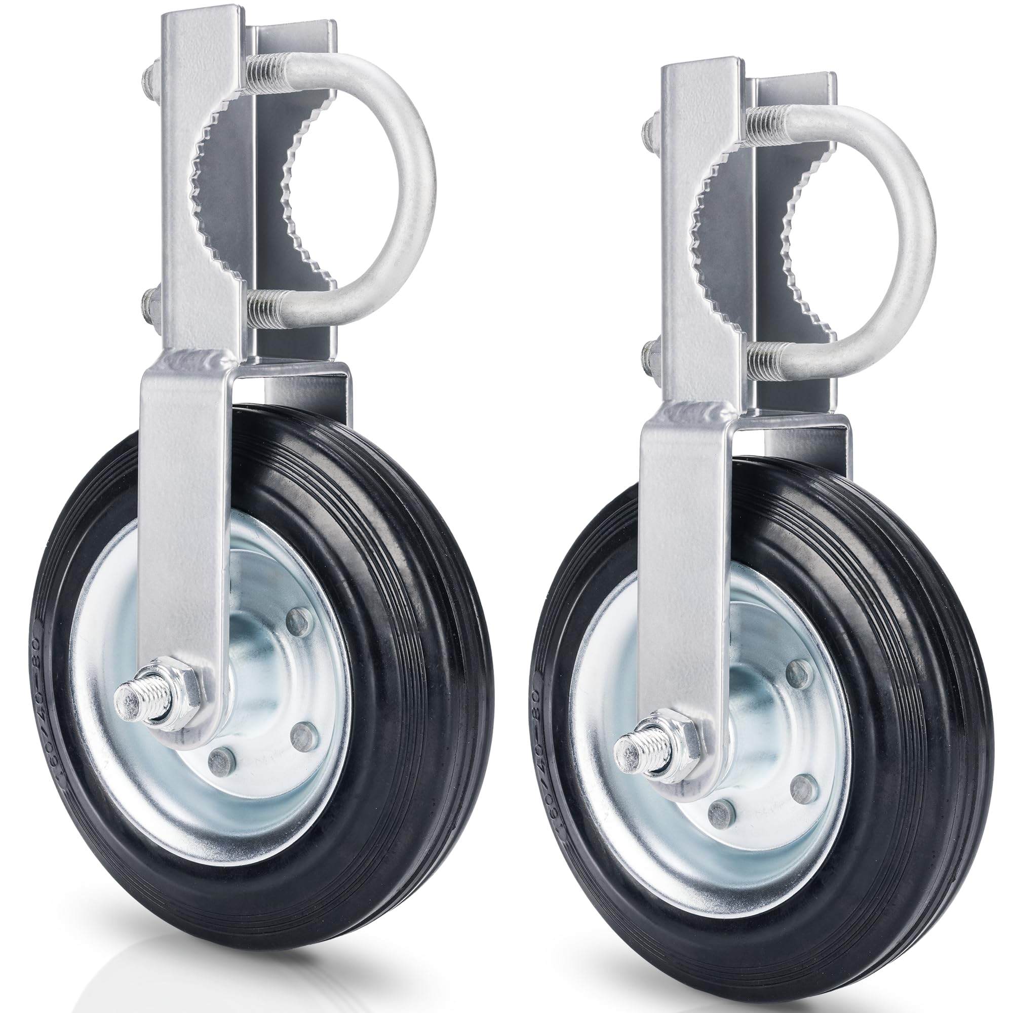 Snapklik.com : Heavy Duty Farm Gate Helper Wheels - 6 Inch