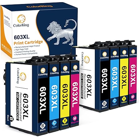 LxTek Compatible Ink Cartridge Replacement for Epson 603XL for XP-4100 ...