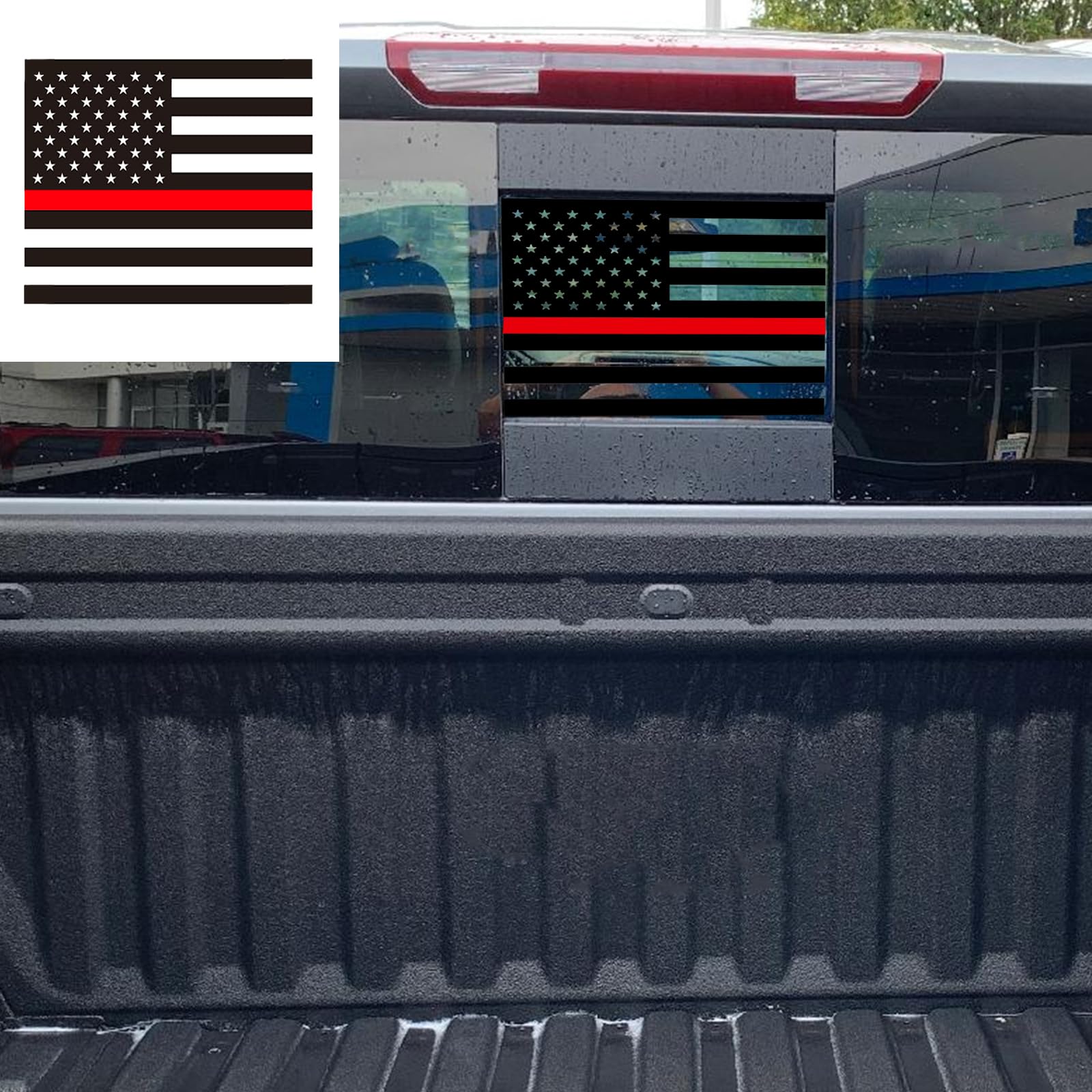 Snapklik.com : JDDRY Car Decal Sticker,Rear Back Middle Window Sticker ...