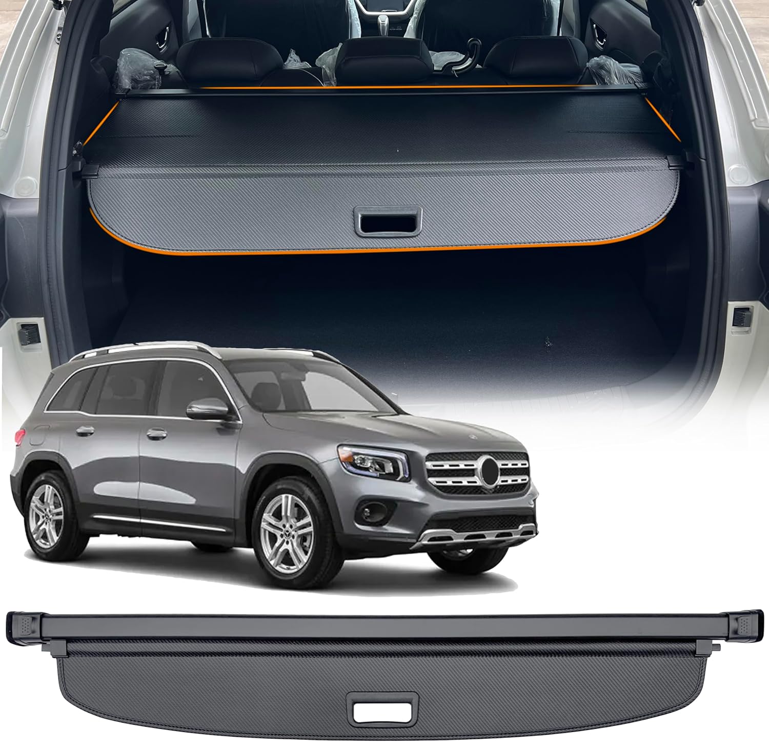 Amazon.com: Yumemoo Retractable Cargo Cover for 2020-2023 2024 Mercedes ...