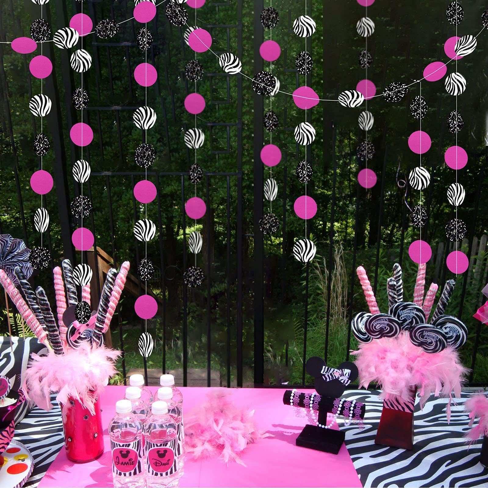 Zebra Happy Birthday Banner Printable Animal Print Leopard Zebra